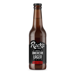 Long Neck Rocka American Lager 350ml - Rockabilly Beer